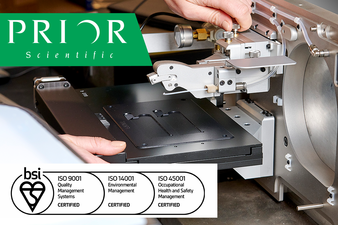 New ISO certifications demonstrate Prior Scientific’s commitment to ...